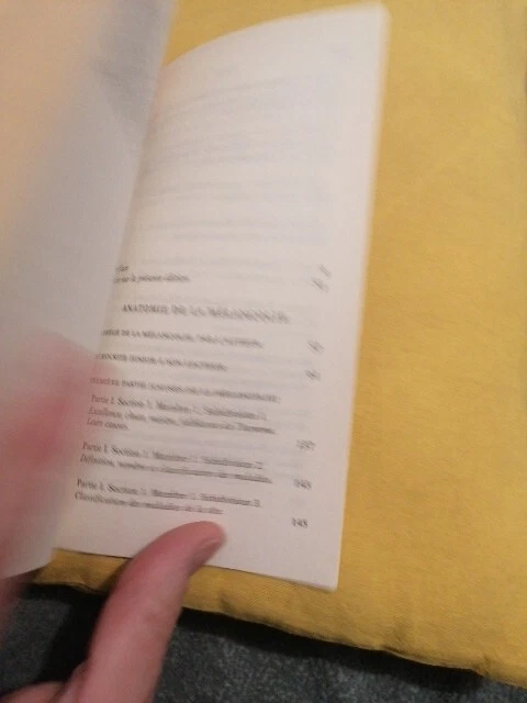 ANATOMIE DE LA Mélancolie Robert Burton Folio Classique EUR 44,99 ...