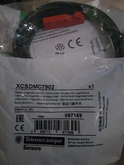 INTERRUPTEUR MAGNÉTIQUE,2NC,AVEC/O LED Référence Fabricant: Xcsdmc7902 ...
