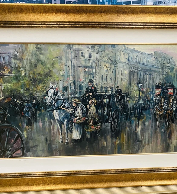 EXTREMELY RARE GORDON King Original Large Oil Painting on Canvas ...