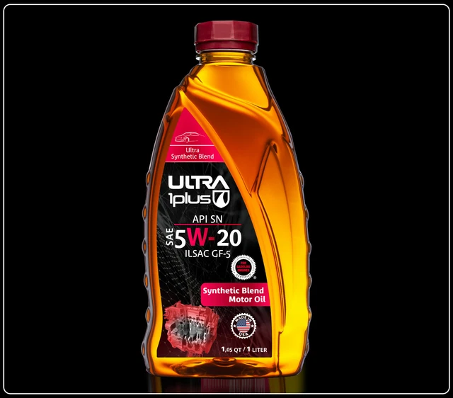ULTRA1PLUS SAE 5W-20 Synthetic Blend Motor Oil API SP ILSAC GF-6A ...
