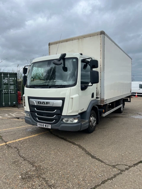 DAF LF BOX truck with Column Tail Lift 2018/68 plate £11,995.00 ...