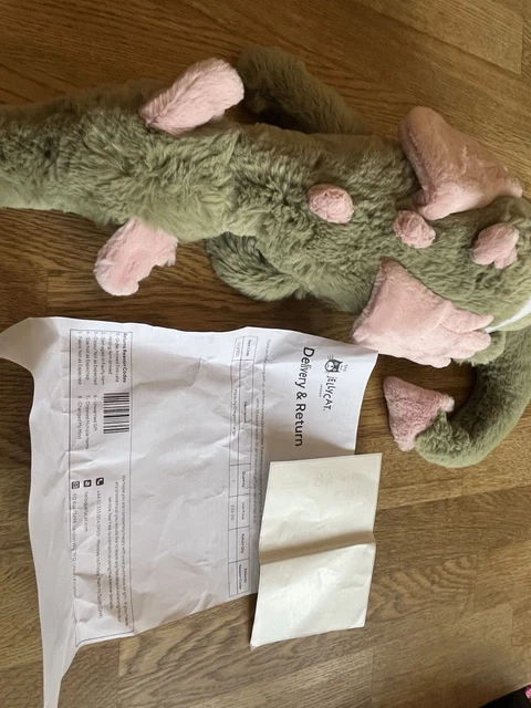 MALACHY DRAGON JELLYCAT Large with full packaging & delivery note from ...