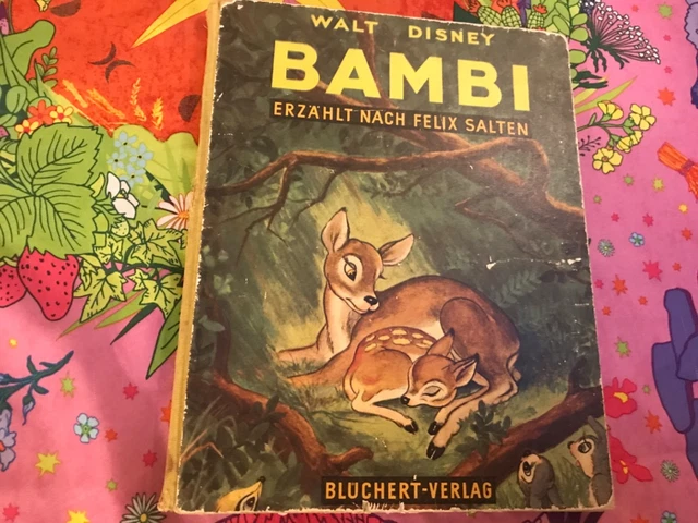 WALT DISNEY 🦌 BAMBI 🦌 Felix Salten 🦌 Blüchert Verlag 1950 Hardcover £6. ...