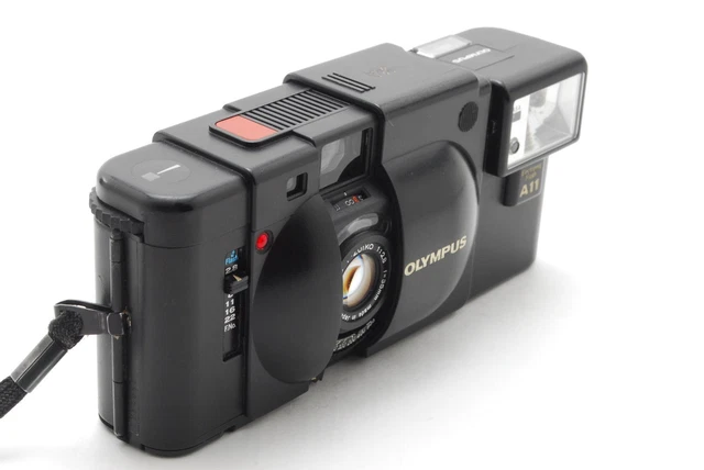 [MINT W/ STRAP] Olympus XA 35mm Rangefinder Film Camera A11 Flash From ...