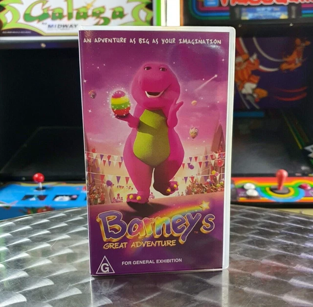BARNEY THE DINOSAUR: Barney's Great Adventure - 1997 VHS Movie - Video ...