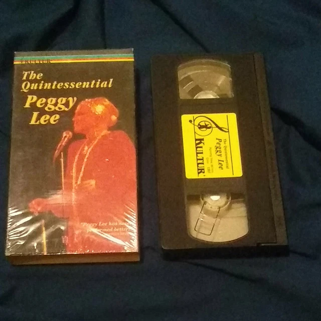 THE QUINTESSENTIAL PEGGY Lee [VHS], Good VHS, Peggy Lee, Gary Halvorson ...