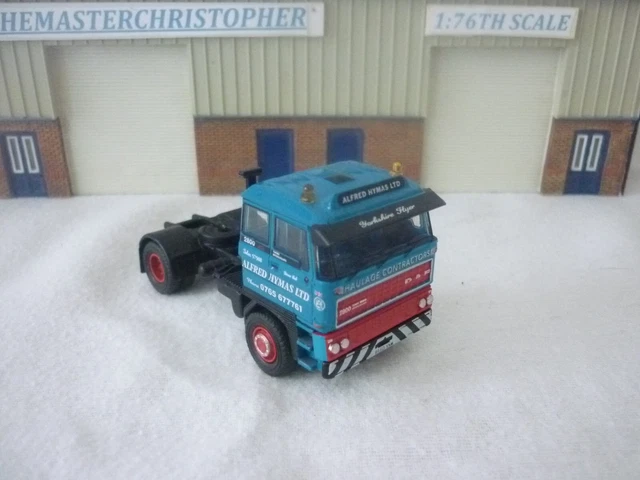 OXFORD DIECAST MODERN Truck 1:76th Heavy haulage DAF Alfred Hymas ...