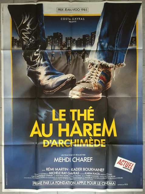 AFFICHE LE THE AU HAREM D'ARCHIMEDE Mehdi Charef 120x160cm EUR 10,00 ...