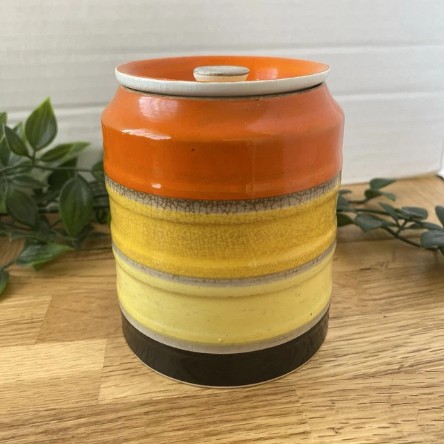 SUSIE COOPER HARMONY Jar With Lid Gray’s Pottery 1929 Hand Painted £26. ...