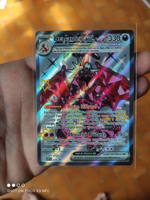 CARTES POKEMON DRACAUFEU Ex Shiny Promo - 74- Destinées De Paldéa ...
