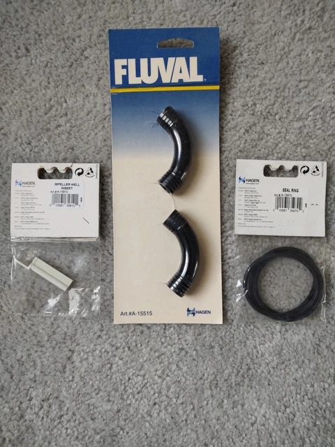 FLUVAL 403 NOS parts A-15970 Oring A 15515 Elbows A 15810 Well Set for ...