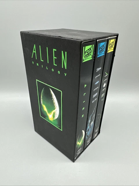 ALIEN TRILOGY VHS box set 3 Tapes 1993 Fox Video Unwatched Aliens Alien ...