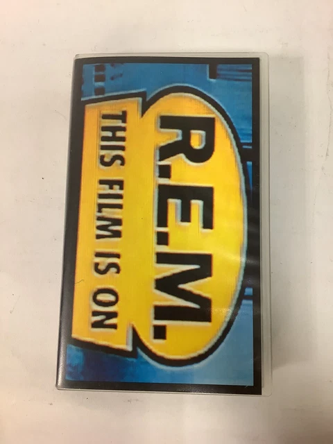 VINTAGE 90S REM Rare Retro VHS cassette tape This Film Is On 1991 music ...