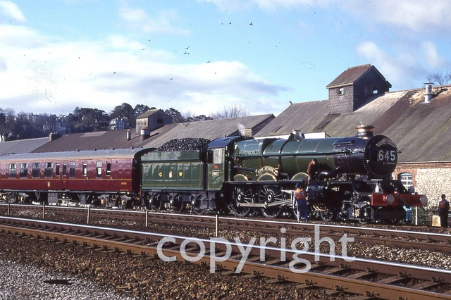 ORIGINAL STEAM RAILWAY 35mm SlideEx GWR 6024 Newton Abbot 1995 £1.25 ...