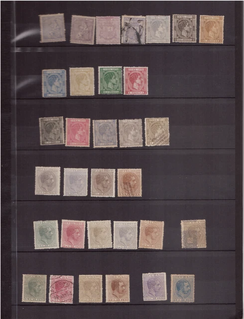 ILE DE COU.BA LOT 62 TIMBRES de 1874/1884 - */ (*) / OBL Cote + de 300 ...