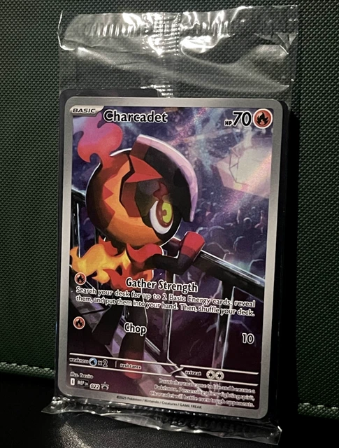 CHARCADET 022 BLACK Star Promo Phantasmal Flames ETB Sealed New Pokemon ...