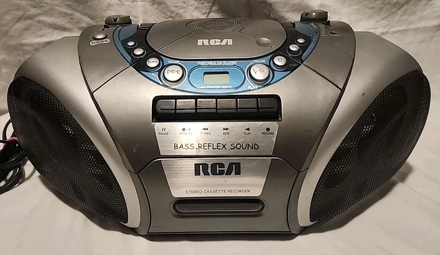 RCA BOOM BOX CD Player, Cassette Player, AM/FM Radio RCD130 Works ...