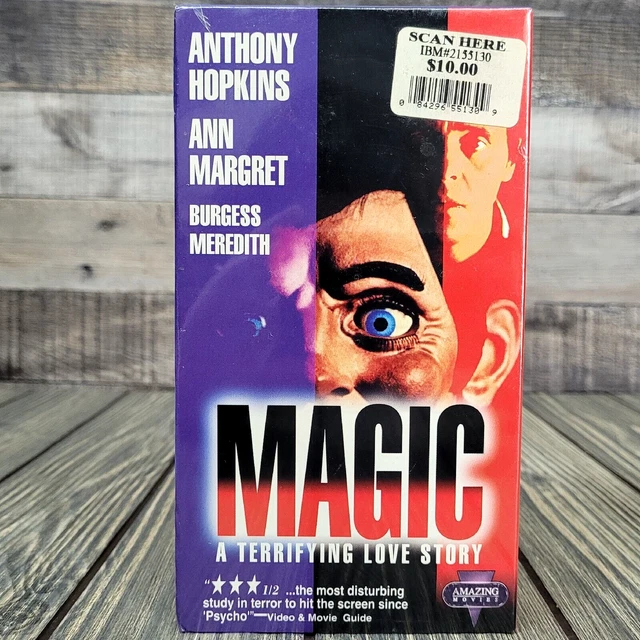MAGIC (HORROR VHS-1978) New Sealed-Posessed Ventriloquist Dummy Anthony ...