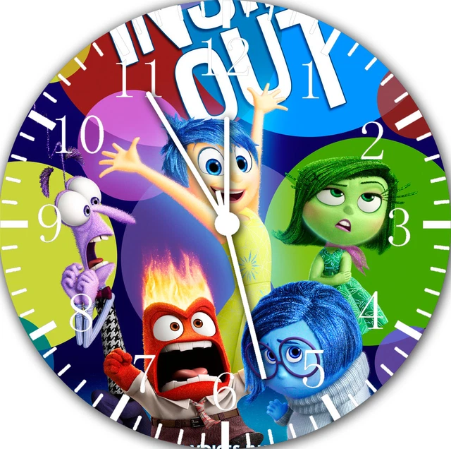 DISNEY INSIDE OUT Frameless Borderless Wall Clock For Gifts or Home ...