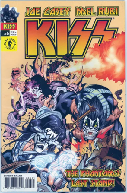 KISS M 6273 COMIC - KISS N.06 - by JOE CASEY- 32 pages 17x26cm - USA ...