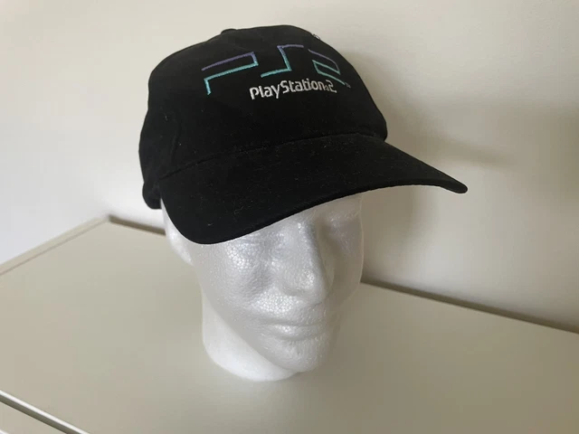 VINTAGE 90S PS2 Black Strapback Hat Cap Sony PlayStation Promo Merch ...