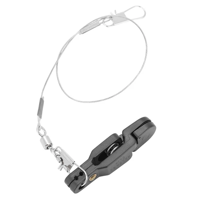 POWER GRIP BOARD Mast Release Snap Clip Clamp Steel Fishing Line B ...