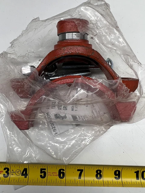 4& X 1-1/4& Victaulic FireLock Style 920N Mechanical Tee FIPS CD249NGE1 ...