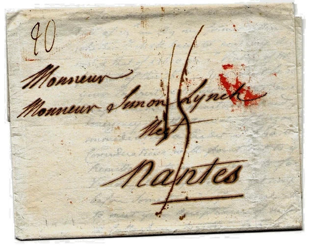 LETTRE DE 20 grammes au tarif de thermidor an X EUR 11,00 - PicClick FR