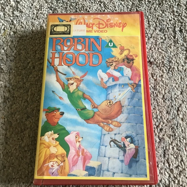 VINTAGE WALT DISNEY Robin Hood VHS Ex Rental Not Tested £5.99 - PicClick UK