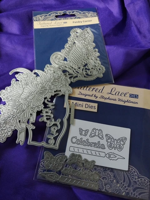 TATTERED LACE DIES Bundle £7.99 - PicClick UK