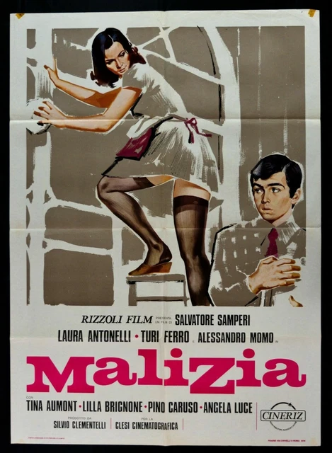 MANIFESTO MALIZIA LAURA antonelli salvatore samperi ferro momo M361 EUR 34,99 - PicClick IT