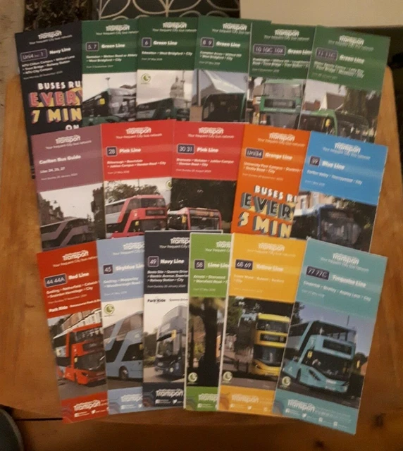 17-x-nottingham-city-transport-bus-timetables-issues-as-at-september