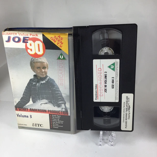 JOE 90 VHS VIDEO Tape. GERRY ANDERSON. 8 episodes! £4.49 - PicClick UK