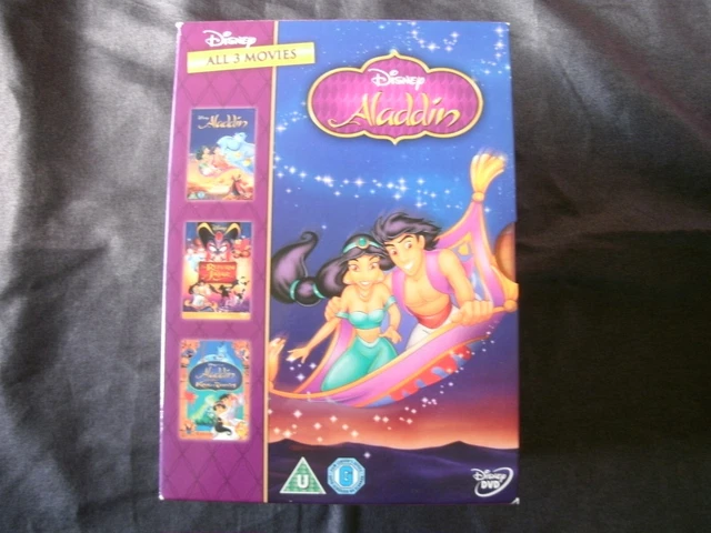 DISNEY - THE Aladdin Trilogy (DVD, 3-Disc Box Set) . FREE UK P+P ...