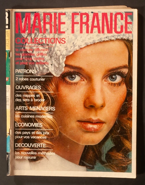 'MARIE-FRANCE' FRENCH VINTAGE Magazine Collections Issue March 1969 EUR ...