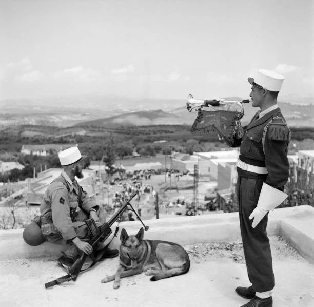 FOREIGN LEGION ARRIVES In Oran, Algeria French Algerian War 1956 Old ...
