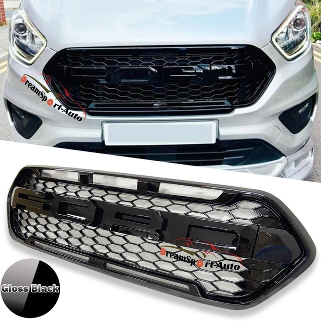GLOSS GRILL FOR Ford Transit Custom Grill 2018-2023 Raptor Style ...