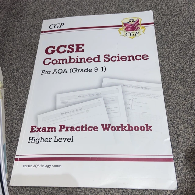 CGP GCSE COMBINED Science: AQA Exam Practice Workbook Higher Level ...