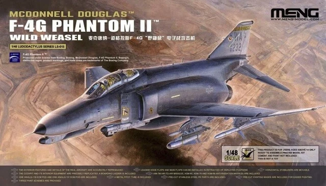 MENG-MODEL LS-015 - 1:48 Mcdonnell Douglas F-4G Phantom II Sauvage ...