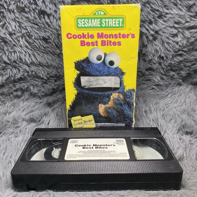 SESAME STREET - Cookie Monsters Best Bites VHS Tape 1995 Kids Cartoon ...