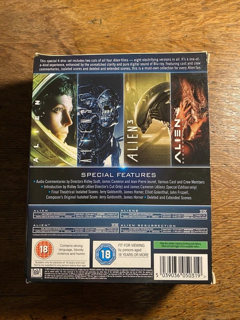 ALIEN ANTHOLOGY BLU-RAY Box Set 4-Disc Collection £8.17 - PicClick UK