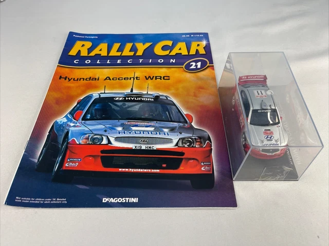 DEAGOSTINI RALLY CAR Collection Issue 21 Hyundai Accent WRC + Magazine ...