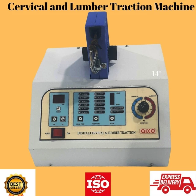 CERVICAL TRACTION MACHINE acco trac physiotherapy traction unit Lumbar ...