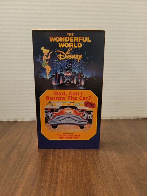 WONDERFUL WORLD OF Disney VHS papà posso prendere in prestito l'auto ...