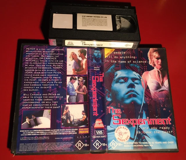*THE SEXPERIMENT VHS 21st Century Pictures rare 90s b-movie thriller ex ...
