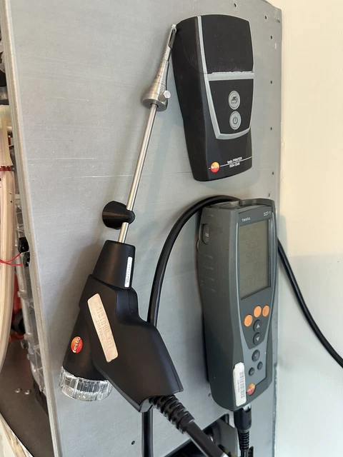 MAGNETIC HOLDER CONE Gas Oil Boiler Testo Probe Analyser Magnet Clip ...