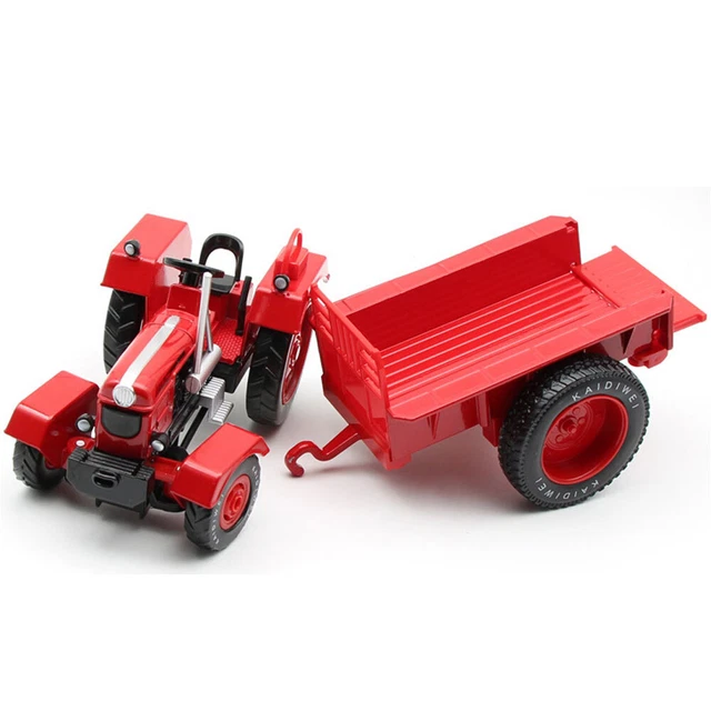 FARM TRACTOR TOY with Tipping Playset Diecast Toys for Boys Kids Gifts ...