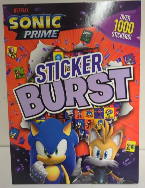 SONIC THE HEDGEHOG Prime Sticker Burst Activity Book with over 1000 ...
