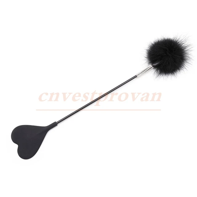 Soft Flirting Feather Tickler Sm Paddle Whip Adult Bed Game Tool