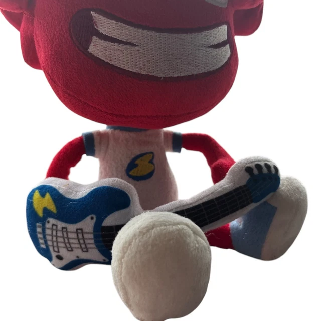 RARE 2011 BANDAI Jelly Jamm Bello Red Soft Plush Toy Medium Jelly Jamm ...